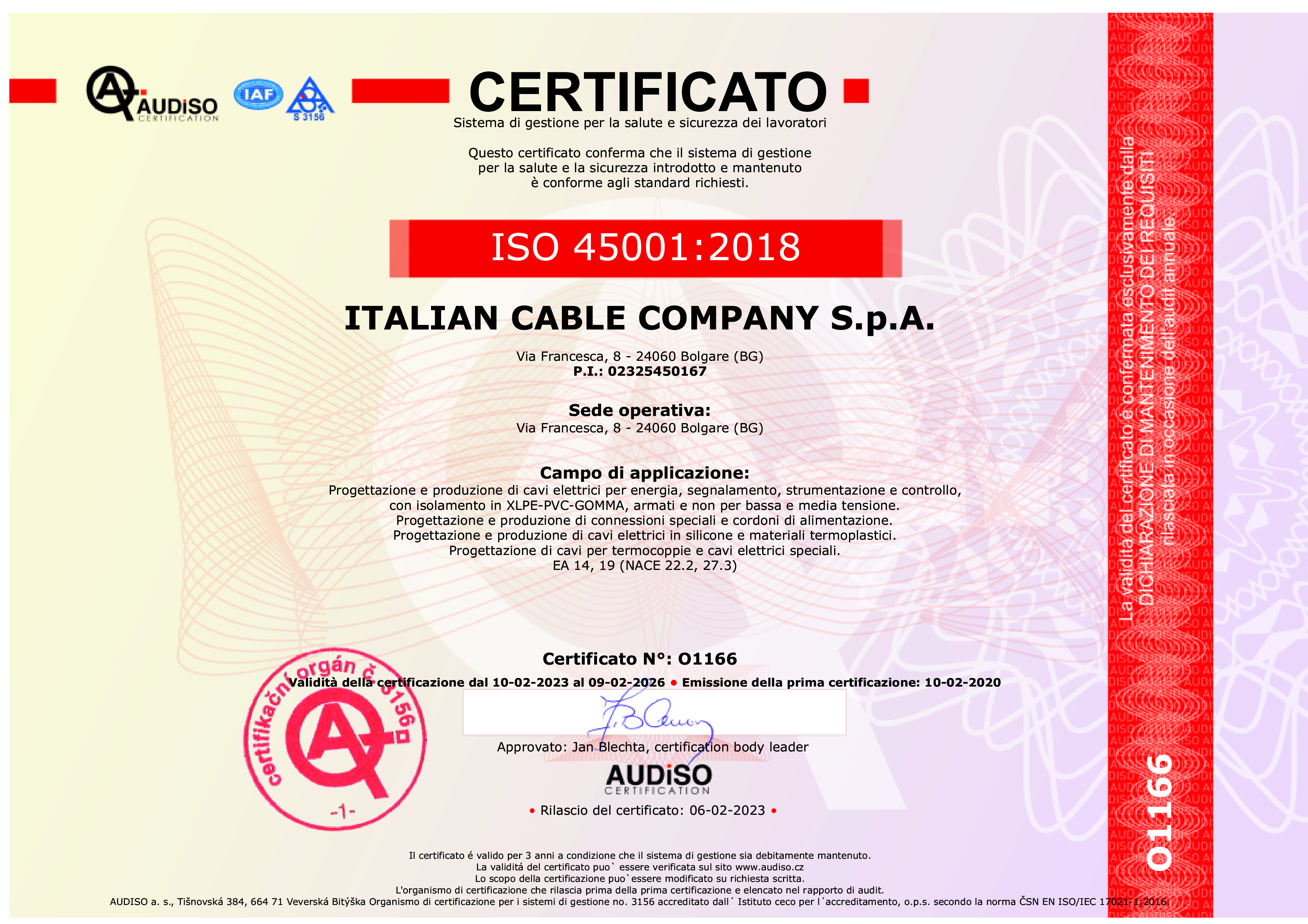 FG17 Cable - Italian Cable Company S.p.A.